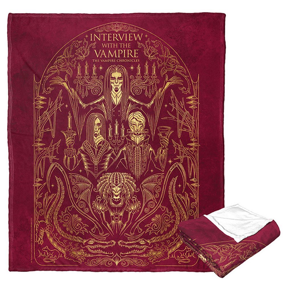 Warner Bros. WB 100 Vampire Chronicles Silk Touch Throw Blanket 50x60 ...