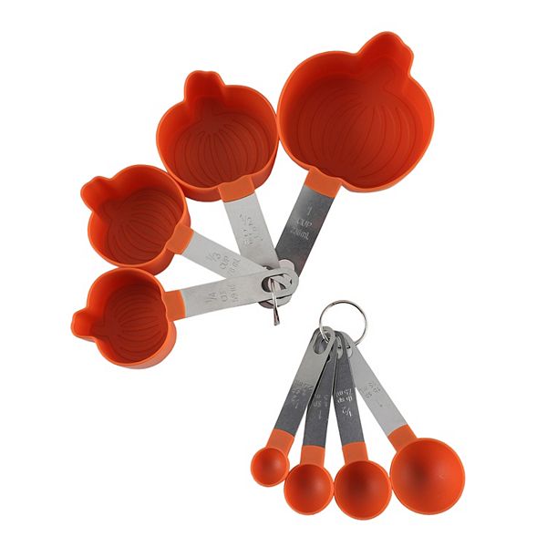 Pumpkin 8-pc. Measuring Cups Fall Baking Set