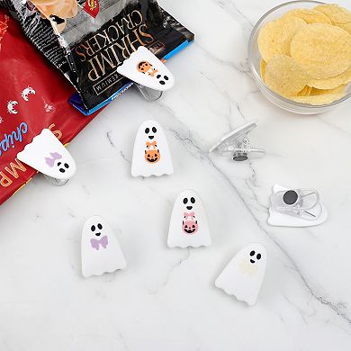 Set of 8 Spooky-Cute Ghost Clips