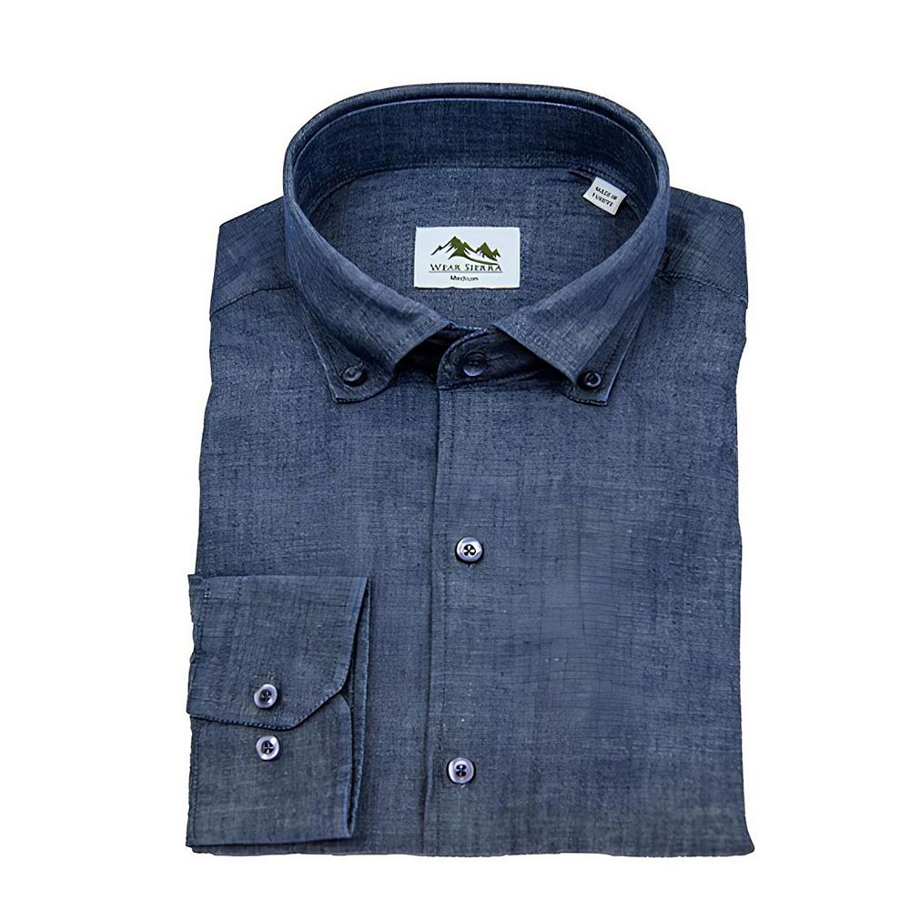 Wear Sierra Top Shelf Cotton Button Down Long Sleeve Shirts for Men