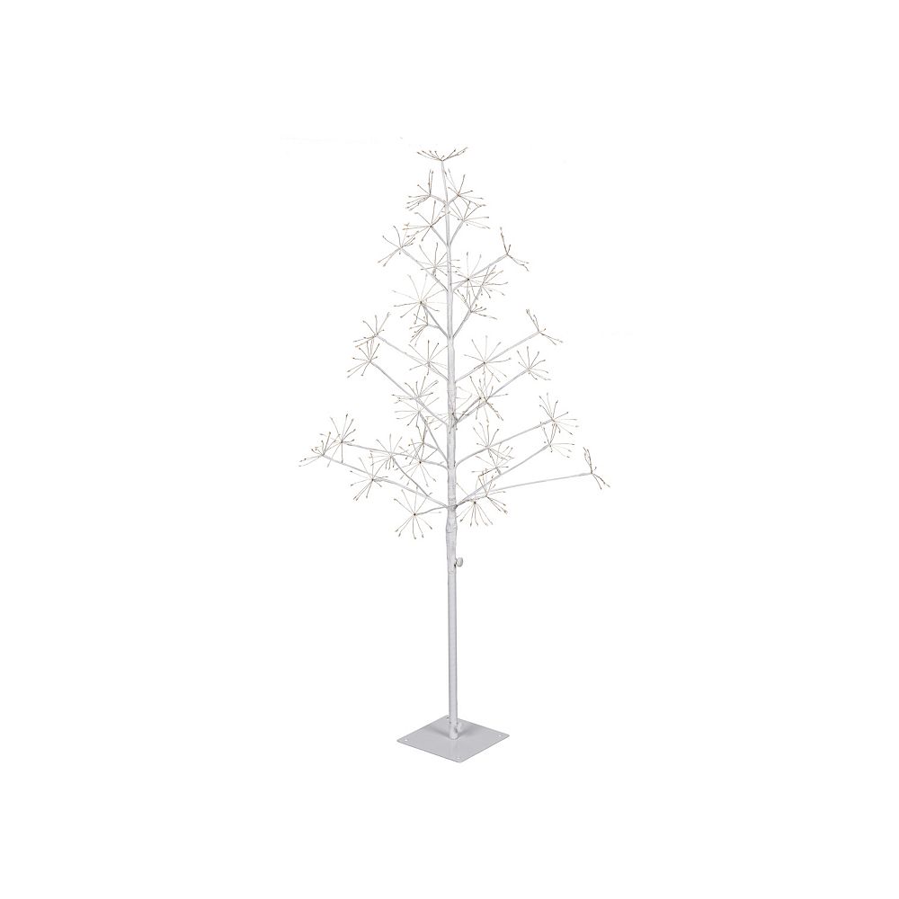 4-ft. Micro LED White Artificial Tree Floor Decor