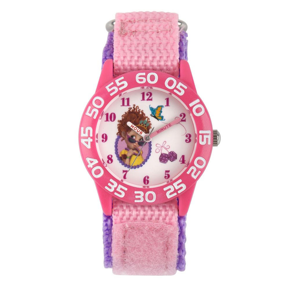 Disney's Fancy Nancy Girls' Time Teacher Watch & Hook and Loop Strap