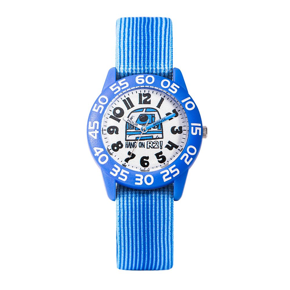 Disney's Star Wars R2-D2 Boys' Stretchy Nylon Strap Watch