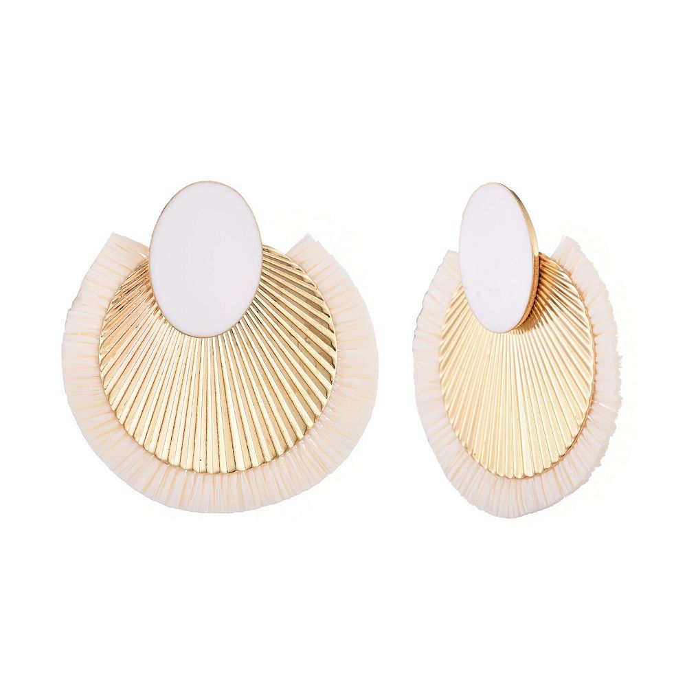 Adornia Statement Mixed Material Darla Earrings