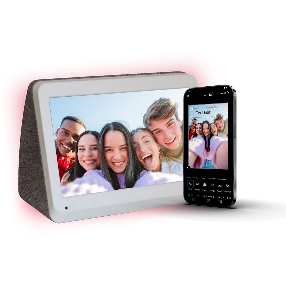 Simply Smart Home MyLuma Digital Photo Frame with Clock and Calendar ...