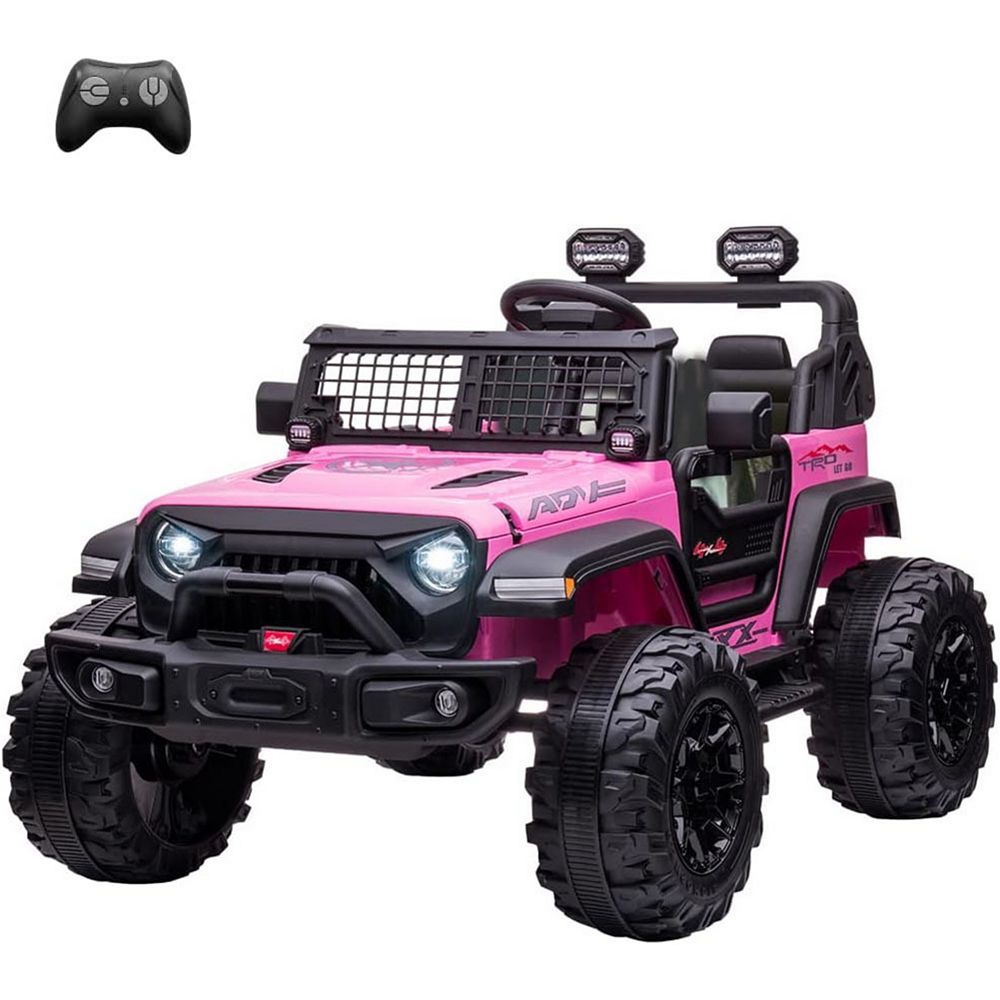 24V 2 Seaters Kids Ride Truck with Remote Control, 9AH Battery, Two ...