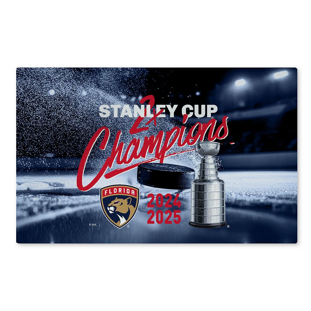 Florida Panthers 2025 Stanley Cup Champions 20" x 32" Washable Rug