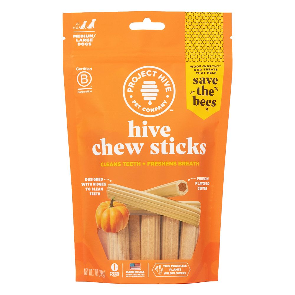 Pumpkin Hive Dental Chew Stick - Large - 7 oz.