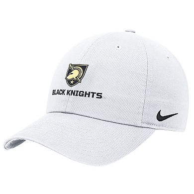 Men's Nike White Army Black Knights 2025 On-Field Club Adjustable Hat