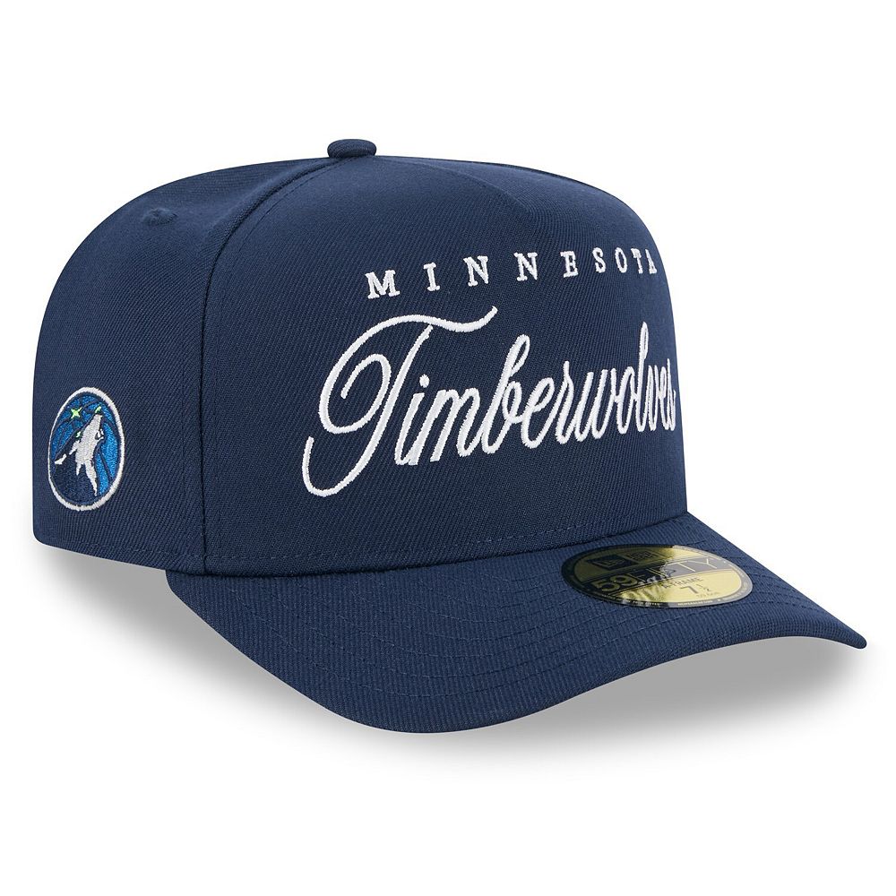 Men's New Era Navy Minnesota Timberwolves 2025 NBA Draft A-Frame ...