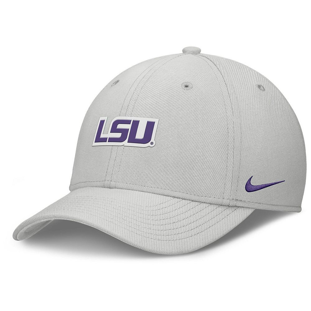 Men's Nike Gray LSU Tigers Rise Practice Performance Flex Hat