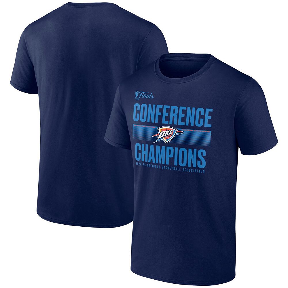 Men's Fanatics Navy Oklahoma City Thunder 2025 Western Conference ...
