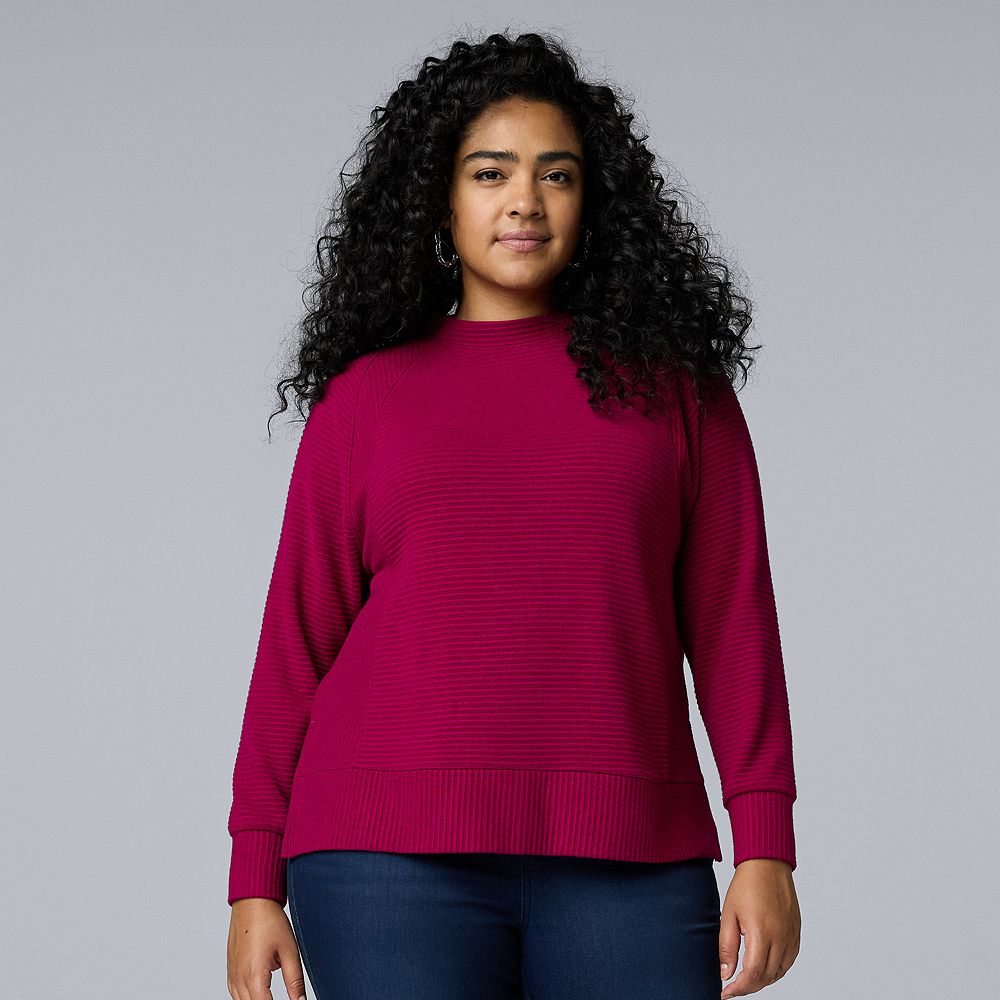 Plus Size Simply Vera Vera Wang Cozy Tunic