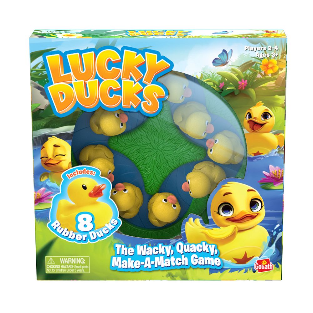 Lucky Ducks Interactive Game with 8 Rubber Ducks