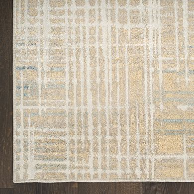 Nourison Abstract Washable Indoor Area Rug