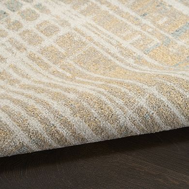 Nourison Abstract Washable Indoor Area Rug