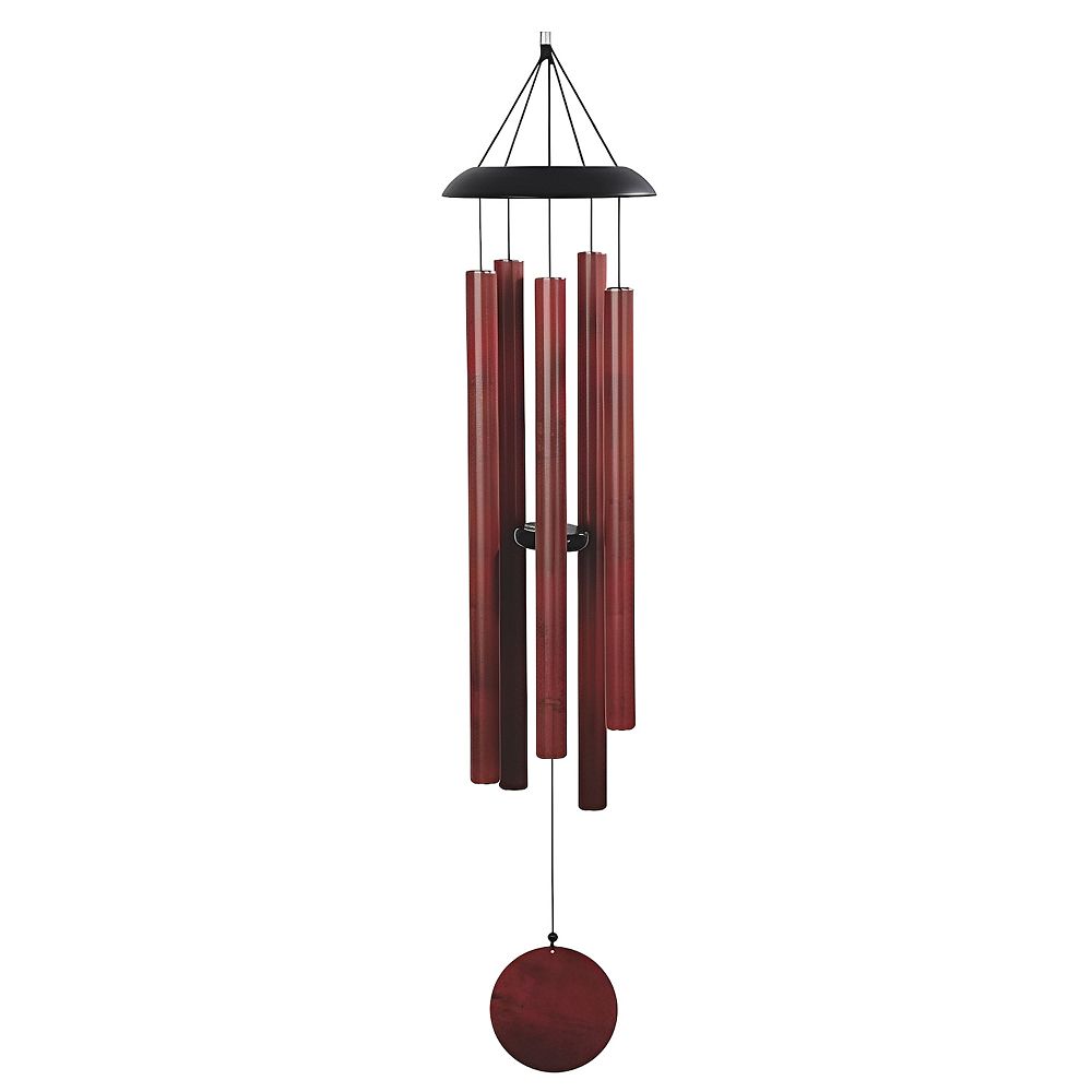 FC Design 52"Long Tuned Wood Top Wind Chime Decoration Garden and Patio ...