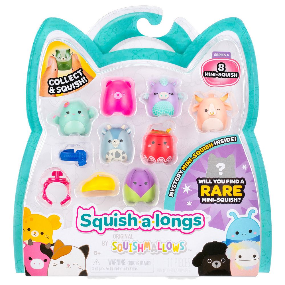 Squish-a-longs 8-pk. Mini Squish Toys