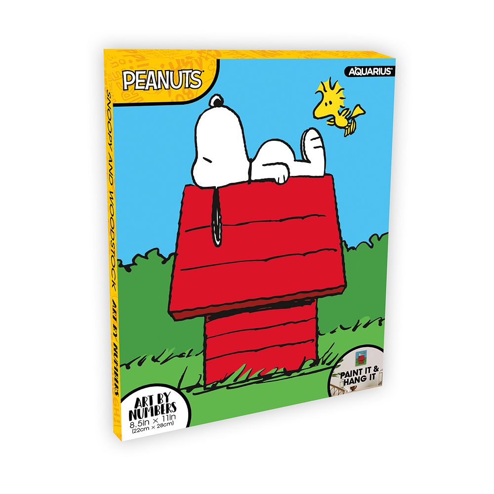 NMR Snoopy Mini Paint by Numbers Art Kit 8.5-in. x 11-in.