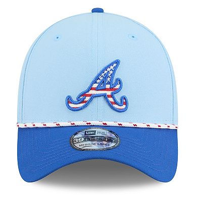 Men's New Era Light Blue/Blue Atlanta Braves 2025 Fourth of July ...