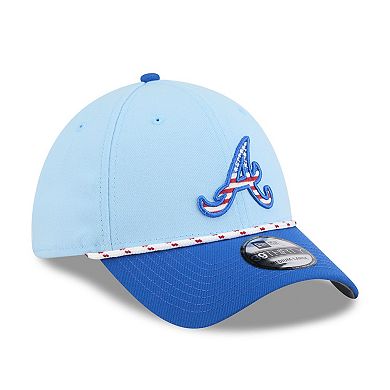 Men's New Era Light Blue/Blue Atlanta Braves 2025 Fourth of July ...