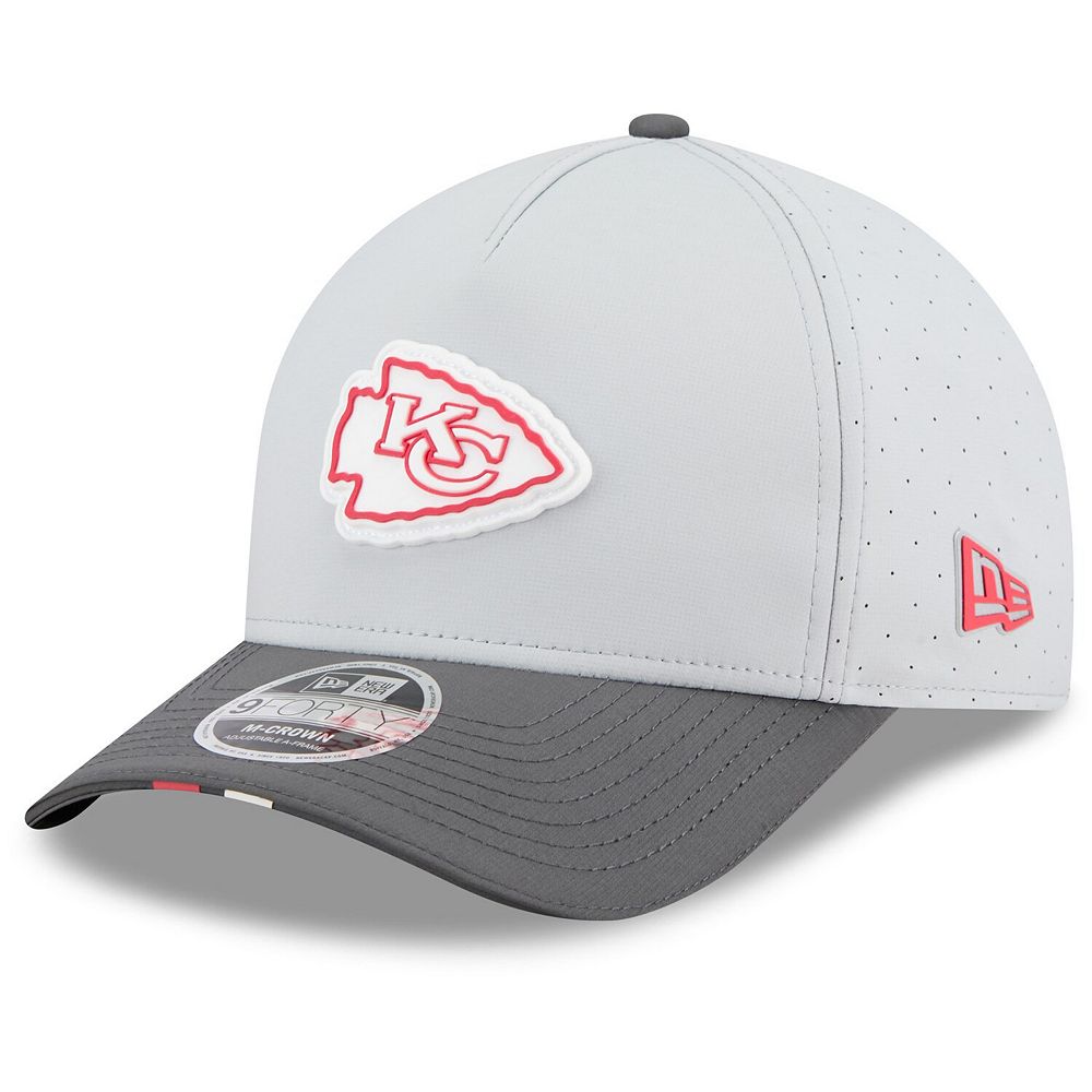 Men's New Era Gray/Graphite Kansas City Chiefs 2025 NFL Training Camp A ...