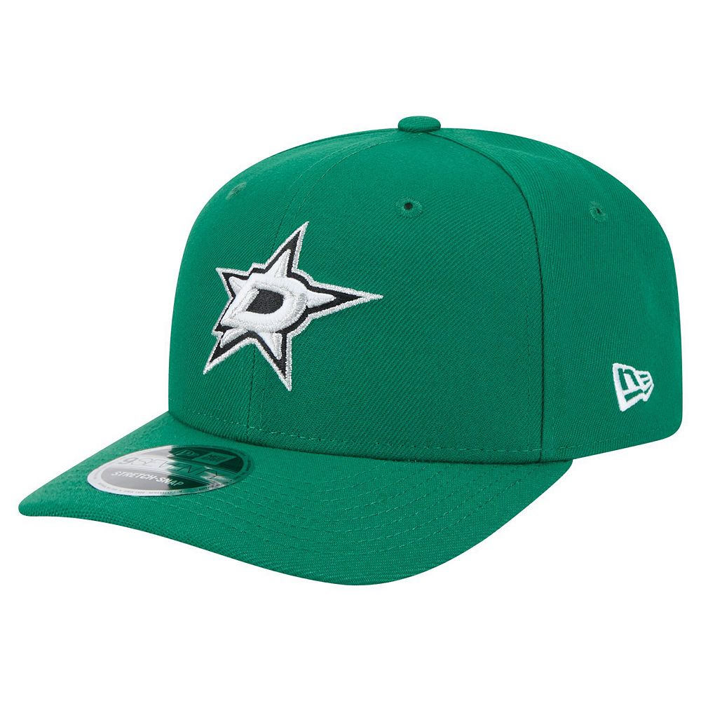 Men's New Era Kelly Green Dallas Stars Logo Basic 9SEVENTY Adjustable Hat