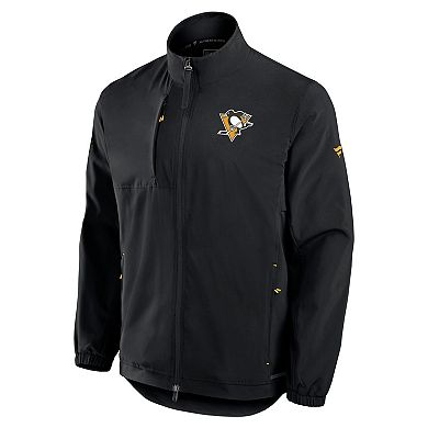 Men's Fanatics Black Pittsburgh Penguins Authentic Pro Rink Coaches ...