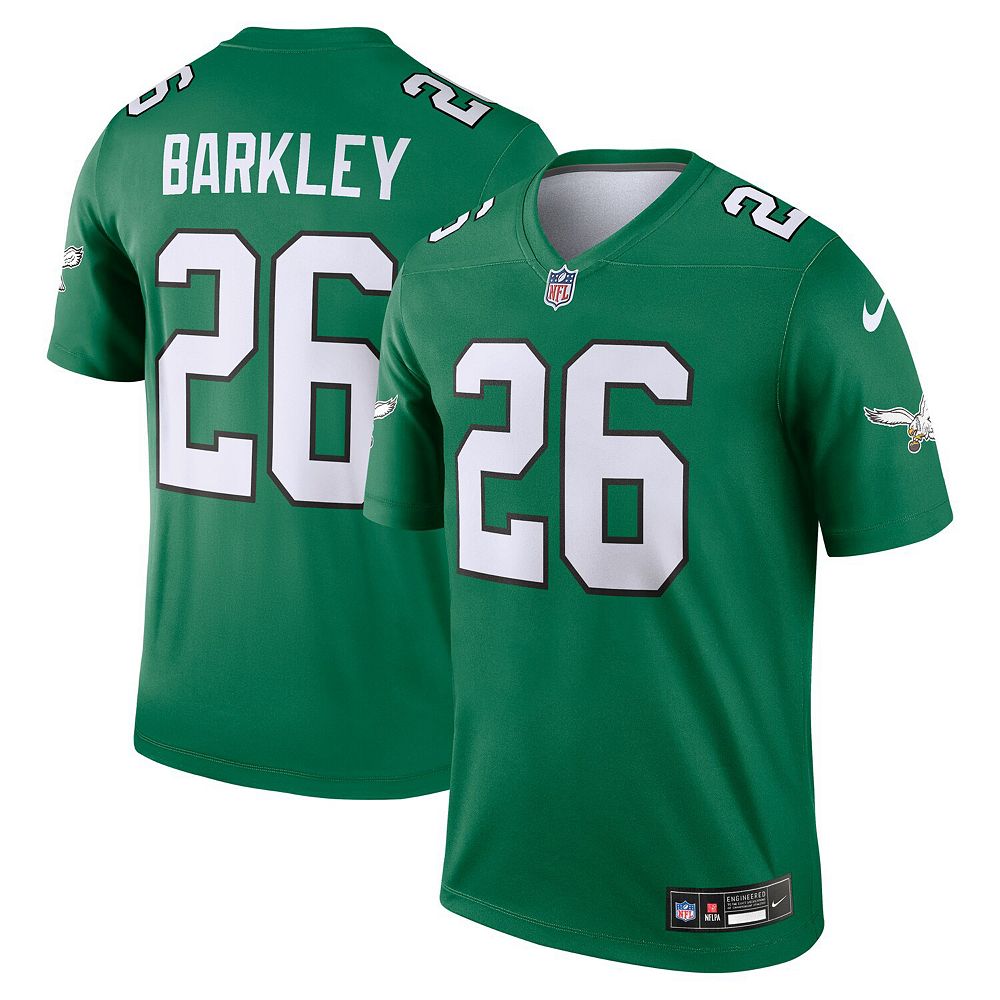 Men's Nike Saquon Barkley Kelly Green Philadelphia Eagles Legend Player ...