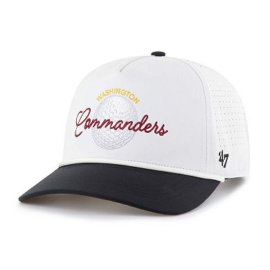 Men's '47 White/Black Washington Commanders Gimmie Golf Hitch Rope ...