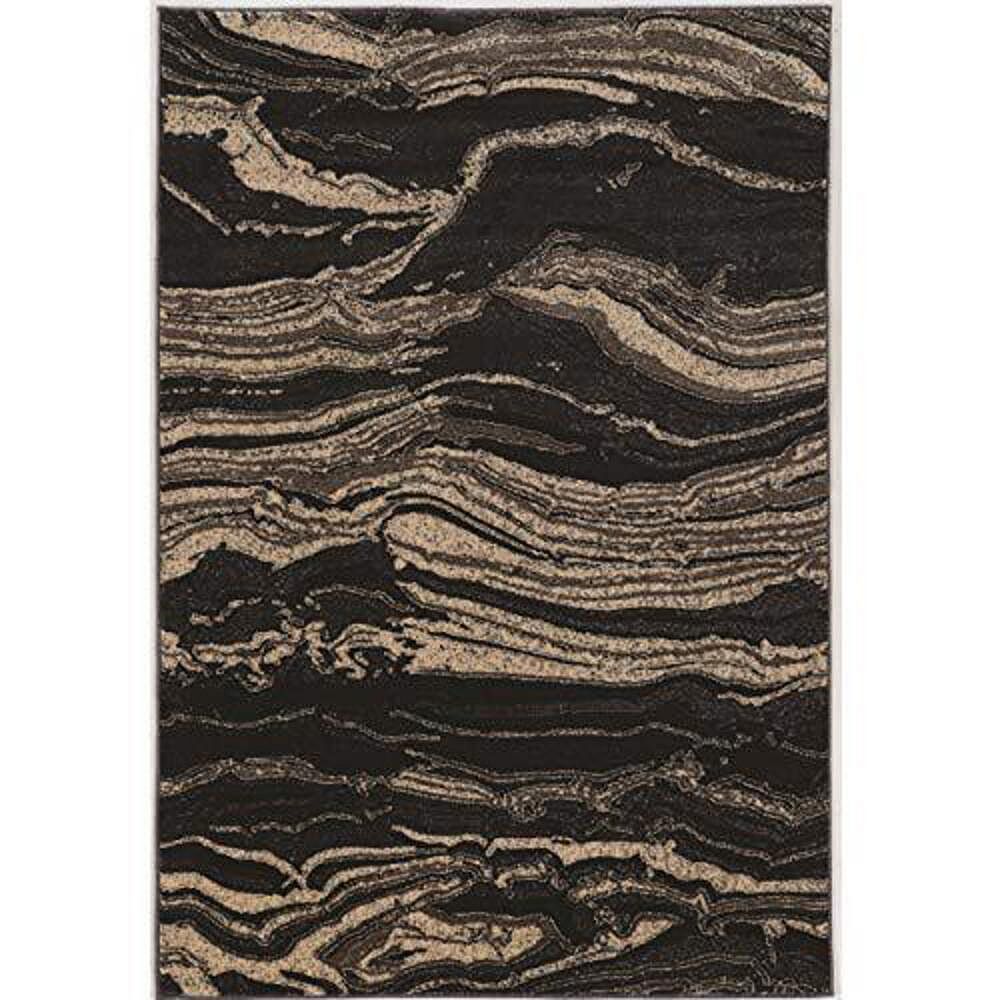 Linon Masters Silt Blue & Cream 5x7.6, Rug