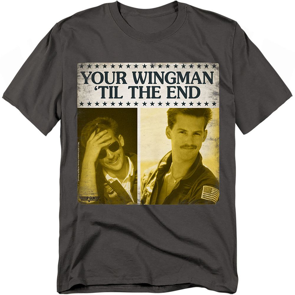 Big & Tall Top Gun Your Wingman 'Til The End Graphic Tee