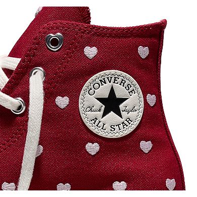Converse Chuck Taylor All Star Hearts & Roses Big Kid Girls Lace-Up ...