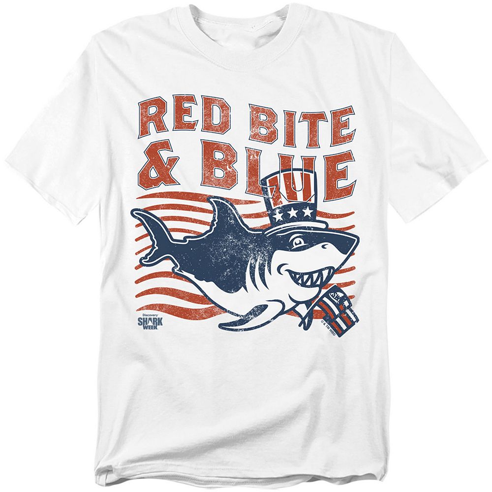 Big & Tall Shark Week President Shark Graphic Tee