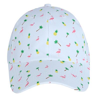 CTM Men's Alter Ego Tropical Golf Baseball Cap