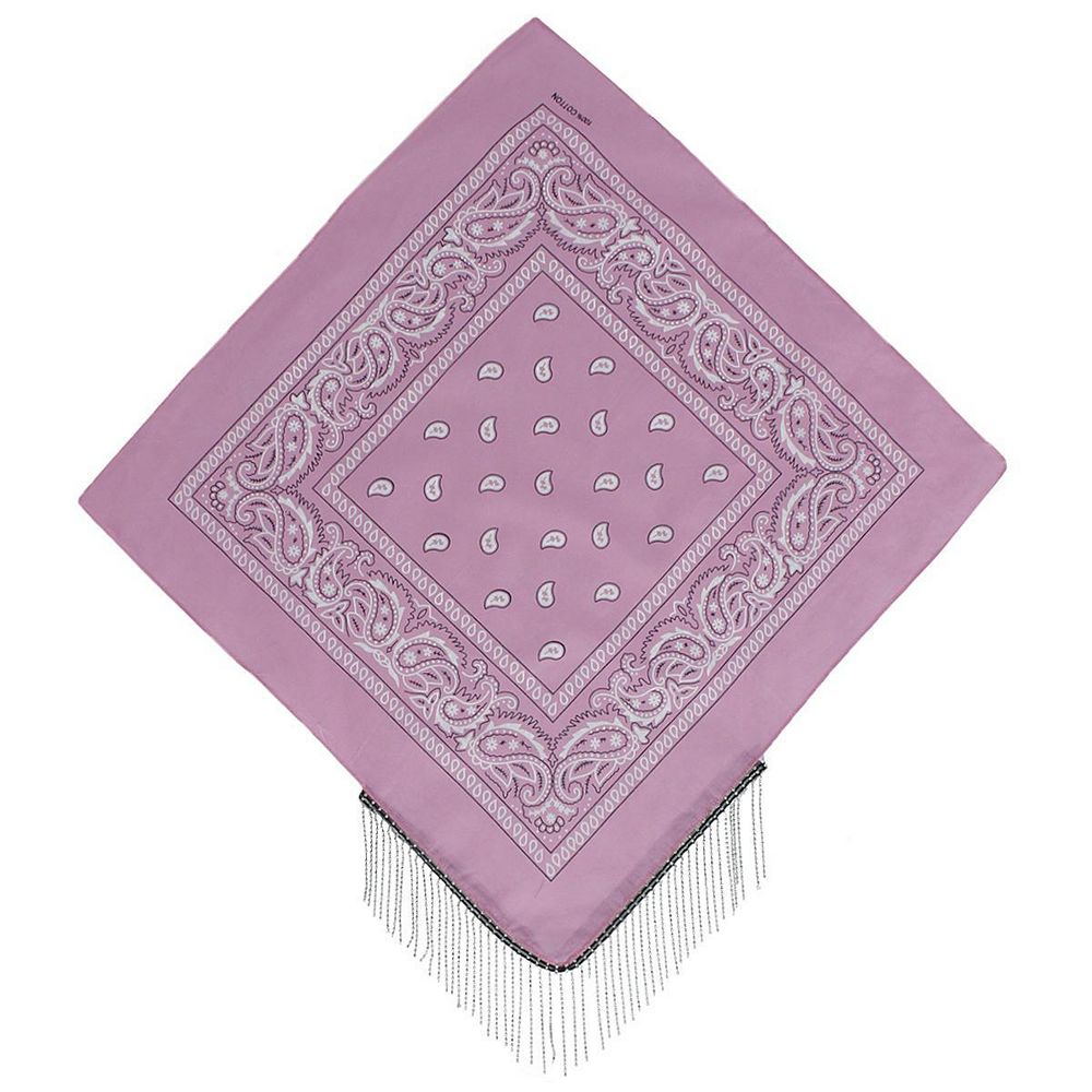 David & Young Women's 21 x 21 inch Bandana with Rhinestone Trims