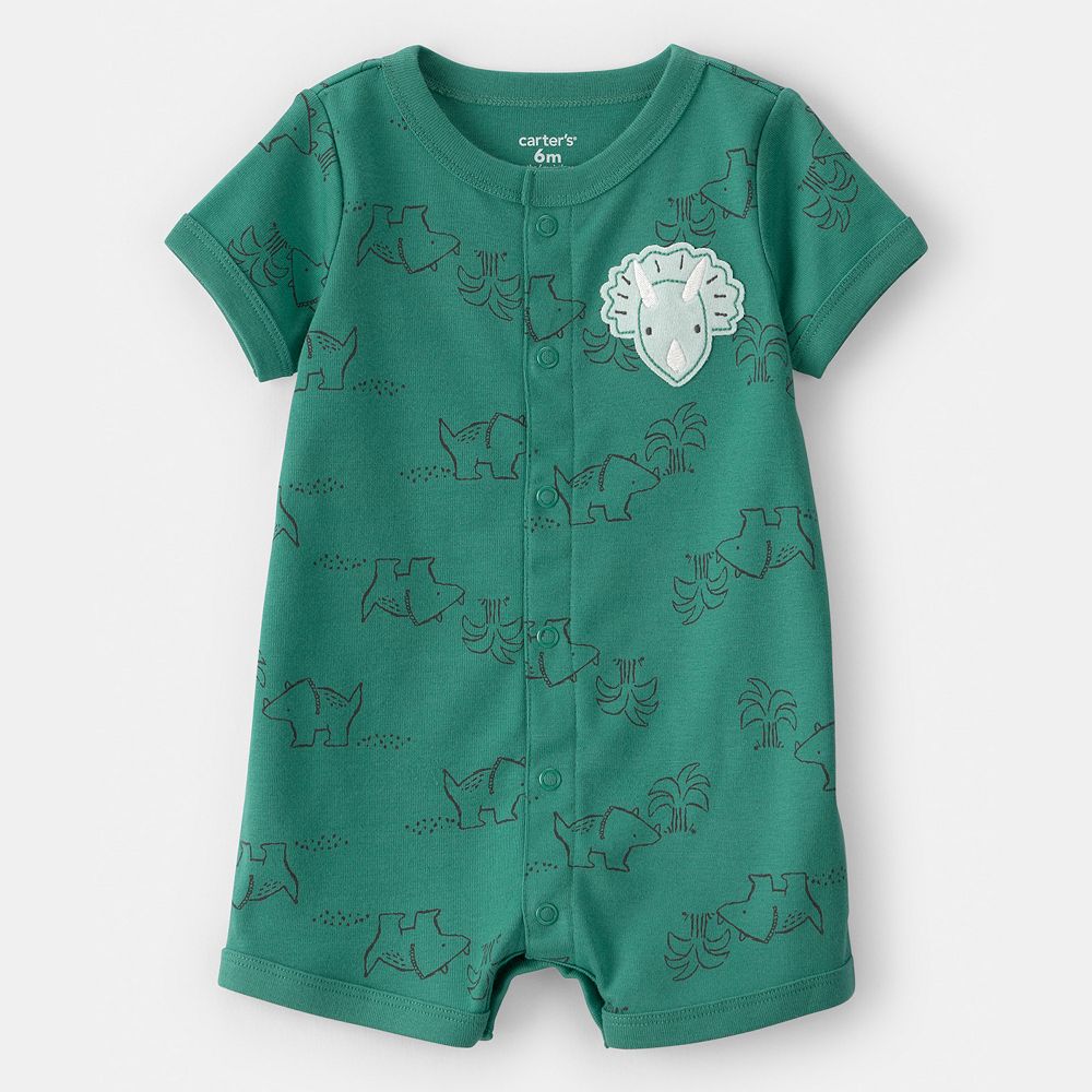 Baby Boy Carter's Dinosaur Short-Sleeve Bodysuit