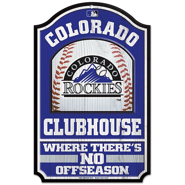 WinCraft Colorado Rockies 11'' x 17'' Vintage Wood Sign