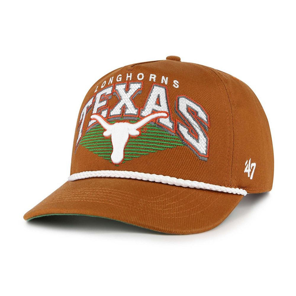 Men's '47 Texas Orange Texas Longhorns Pomona Rope Hitch Adjustable Hat