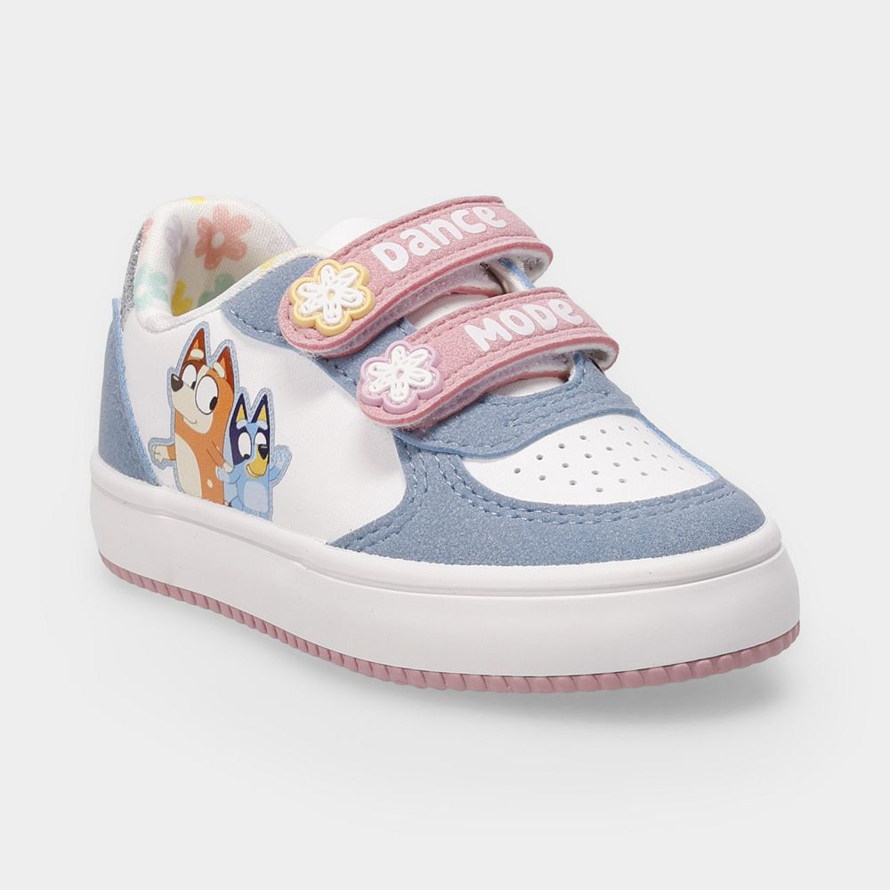 Bluey Toddler Girls Velcro Sneakers