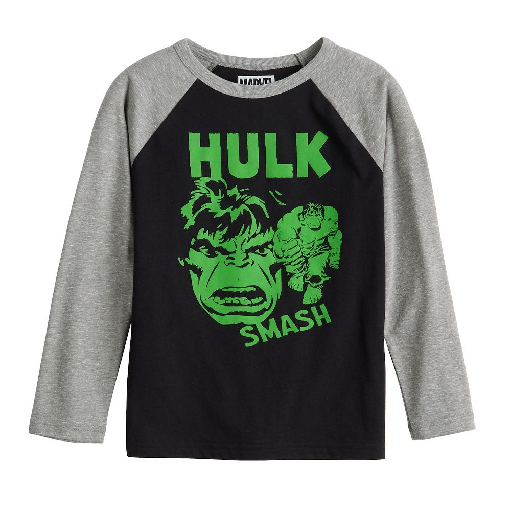 Boys 4-12 Jumping Beans® Marvel Hulk Long Sleeve Graphic Tee
