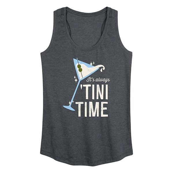 Women's It's Always 'Tini Time Graphic Tank Top