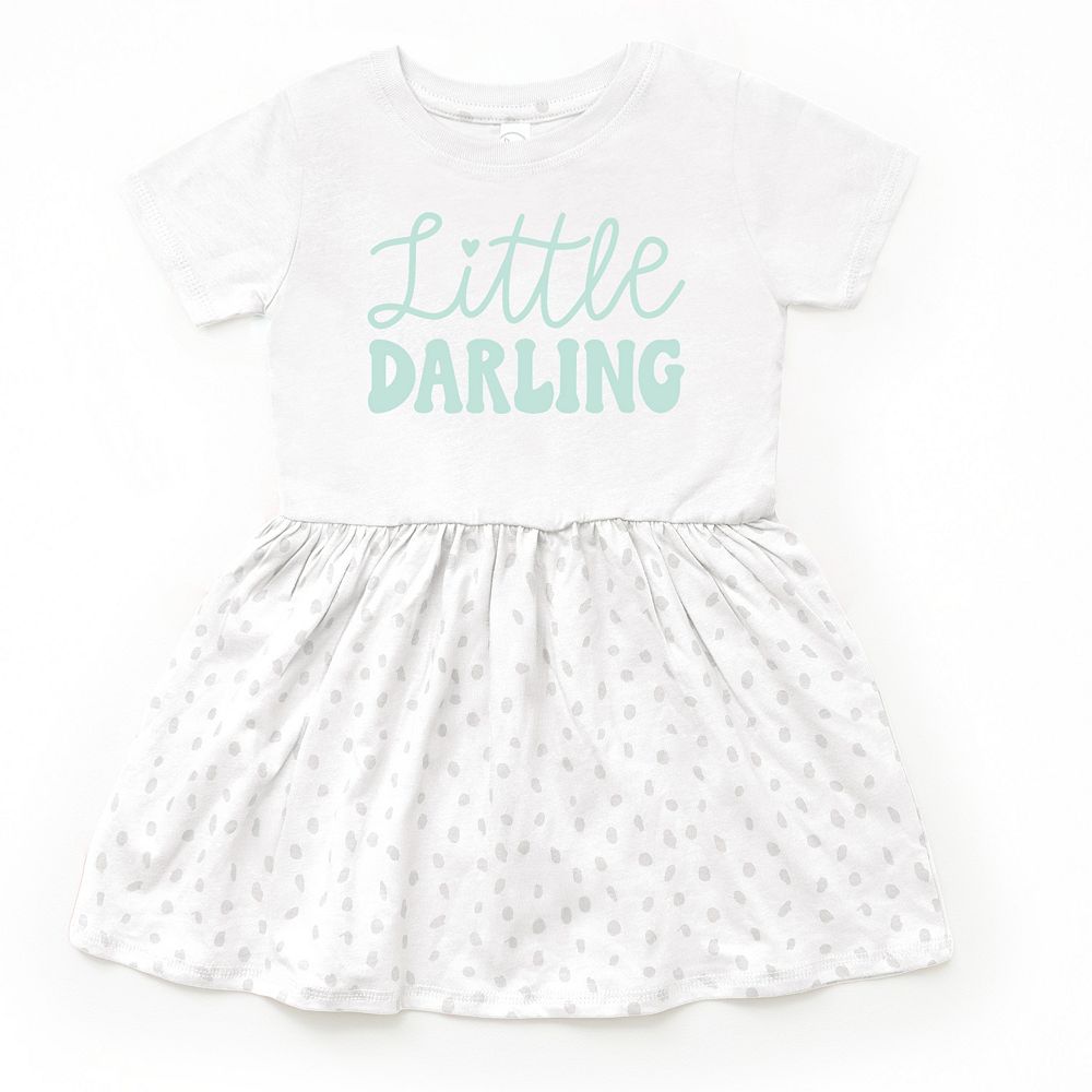 The Juniper Shop Little Darling Cursive Toddler Dress