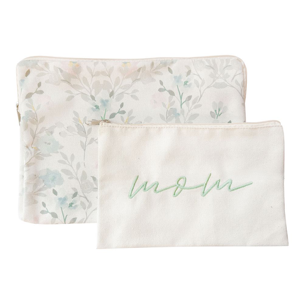 Floral Mom/ Teach Pouch Set