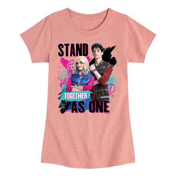 Disney's Zombies 4 Girls 7-16 Stand Together As One Graphic Tee