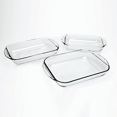 Anchor Hocking 3-Pc. Bakeware Set
