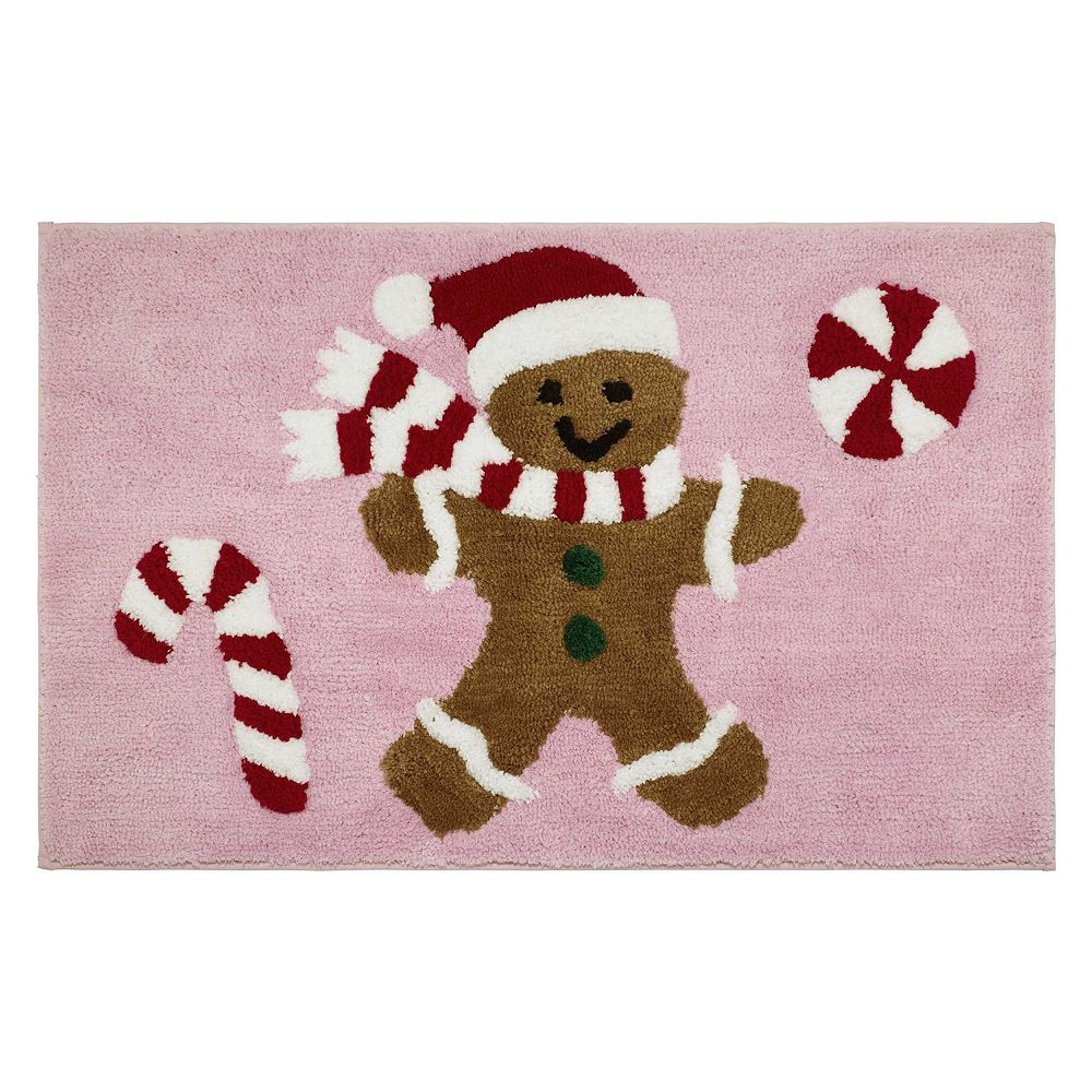 Avanti Gingerbread Man Decorative Area Rug