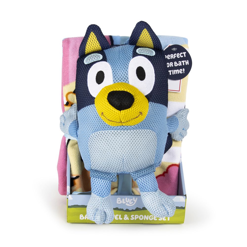 Bluey Bath Towel & Sponge Set