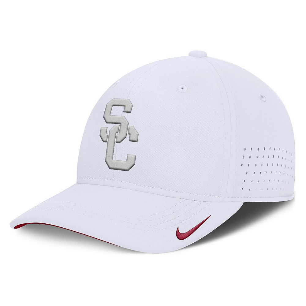 Men's Nike White USC Trojans 2025 On-Field Gameday Performance Flex Hat