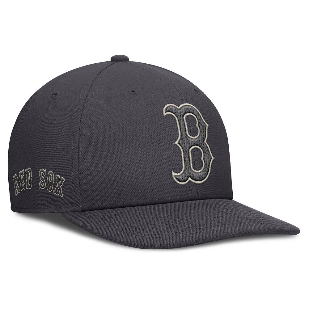 Men's Nike Anthracite Boston Red Sox Statement Pro Snapback Hat